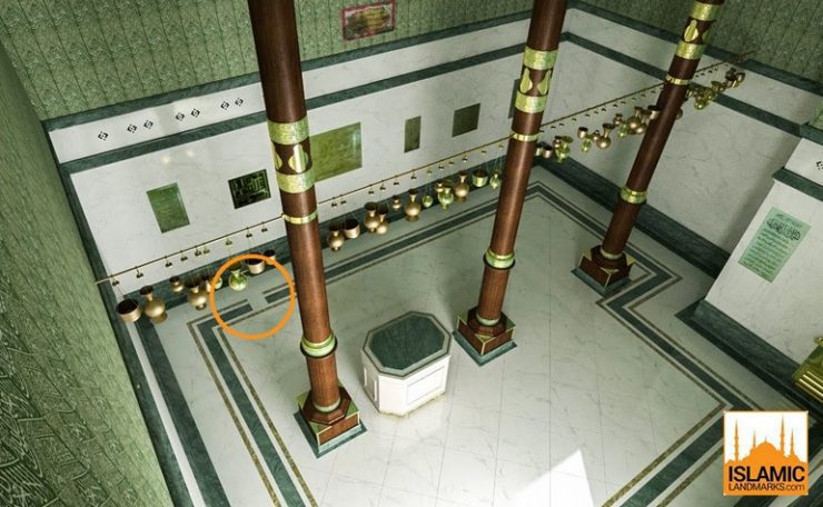 Inside the Ka'bah - IslamicLandmarks.com